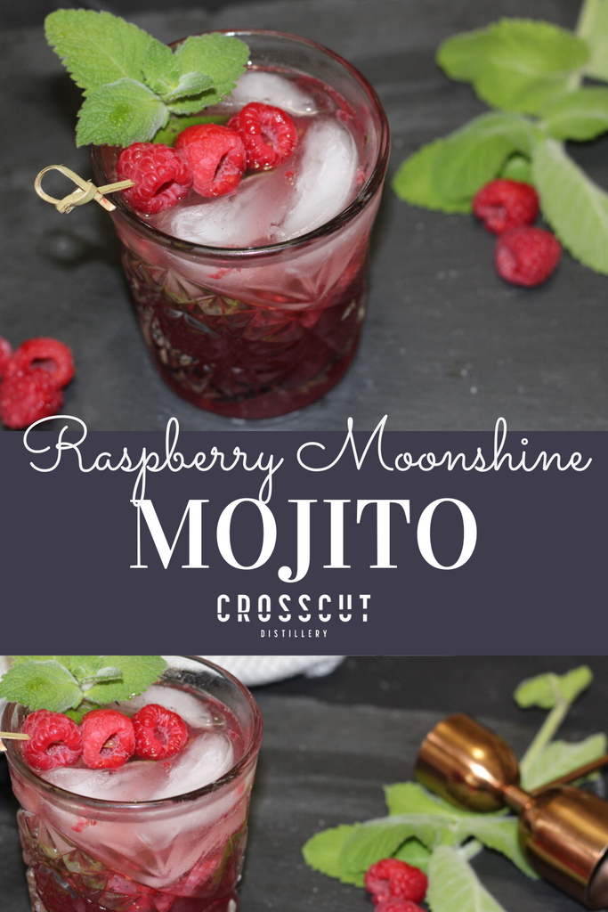 Raspberry Moonshine Mojito – Crosscut Distillery