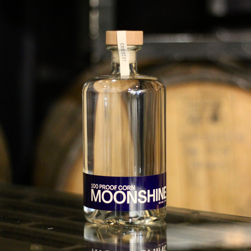 100 Proof Corn Moonshine | 750ml | – Crosscut Distillery