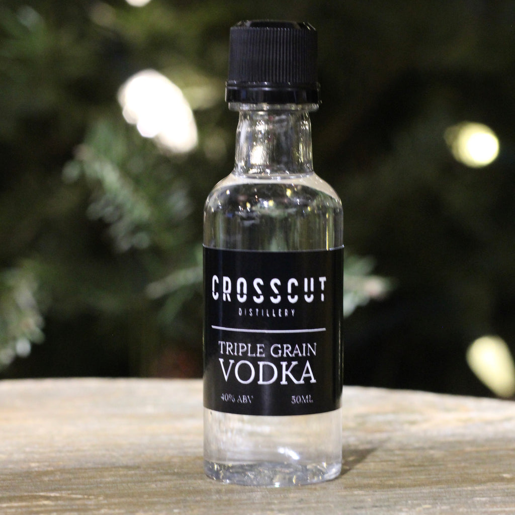 Triple Grain Vodka Mini 50ml – Crosscut Distillery