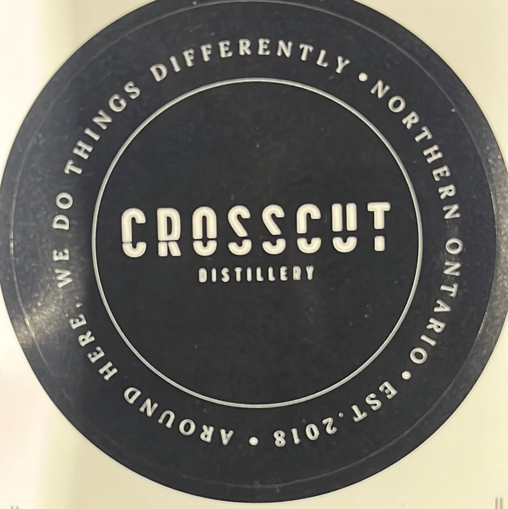 Crosscut Small Sticker – Crosscut Distillery