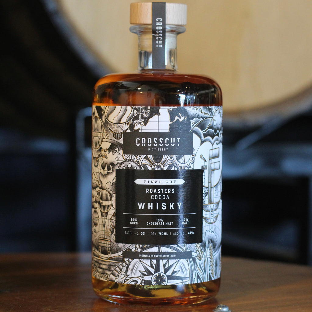 Roaster's Cocoa Whisky | 750ml | – Crosscut Distillery