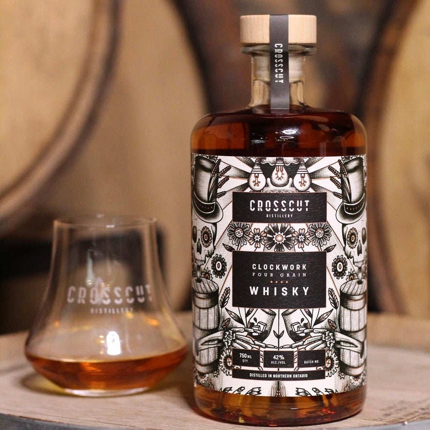 Clockwork Four Grain Whisky | 750ml | – Crosscut Distillery