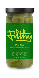 Filthy Pickle Stuffed Olives – Crosscut Distillery