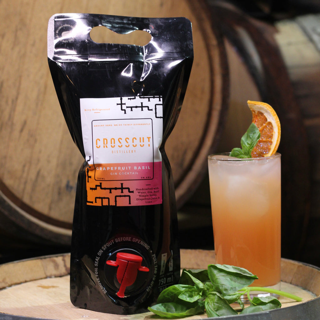 Grapefruit Basil | 750ml | – Crosscut Distillery