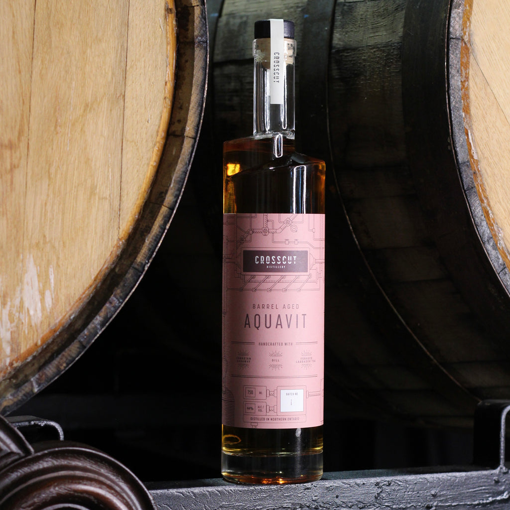 Barrel Aged Aquavit | 750ml | – Crosscut Distillery